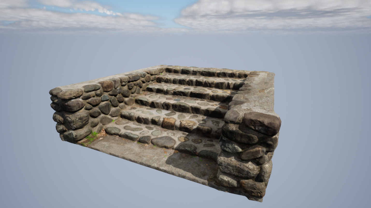 【UE4】頂点カラーペイントによるテクスチャブレンド | ck-env